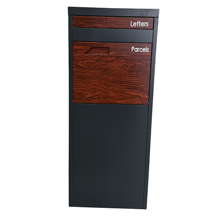 Parcel Pillar Woodern Grain | Letterbox